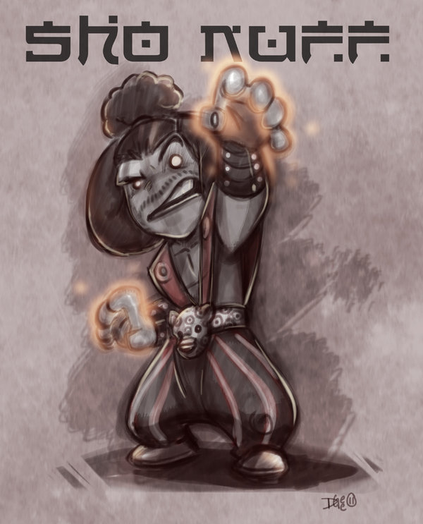 Cartoon version of Sho’nuff the Shogun of Harlem by D GEE | Dragon ...