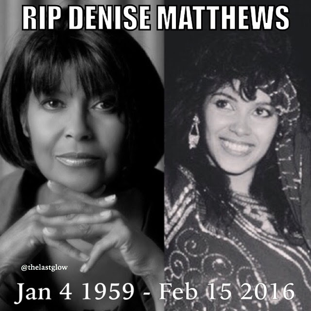 Gone Too Soon: Video in Memory of Denise "Vanity" Matthews | The Last ...